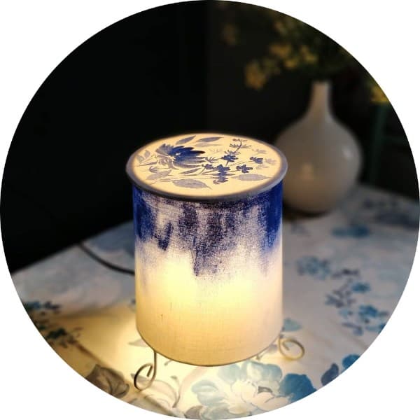 Buy Modern Cylinder Lid Table Lamps online - Rangreli