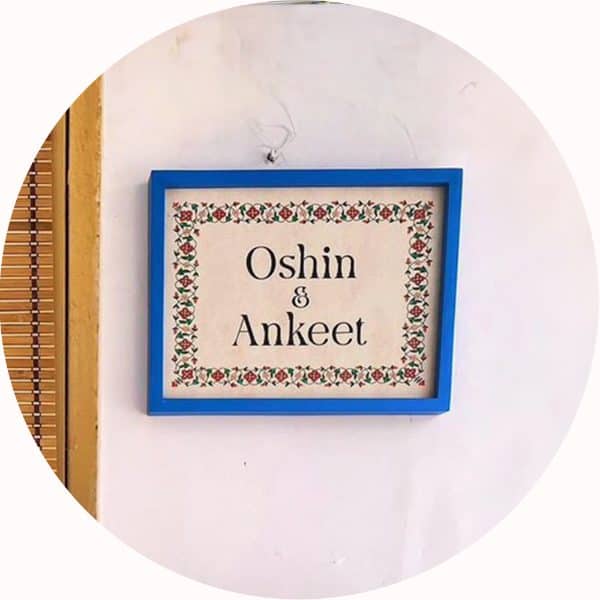 Buy Customized Name Plate for Home online in India!