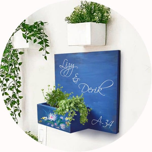 Nature-Inspired Name plates - Handcrafted & Artistic Door Signs