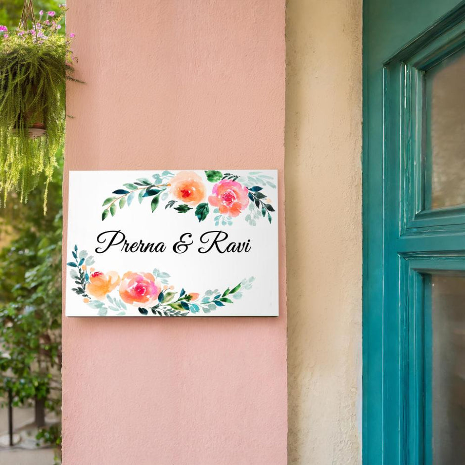 Buy Customized Name Plates for Home 🏠 Online! - Rangreli