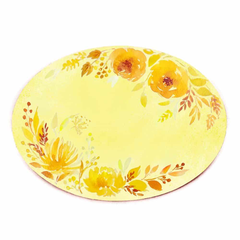 Garden of Dreams Handcrafted Floral Name Plate