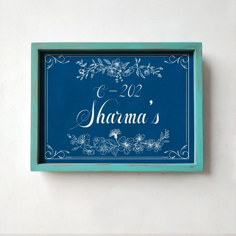 Printed Framed Name plate - Chaya | rangreli